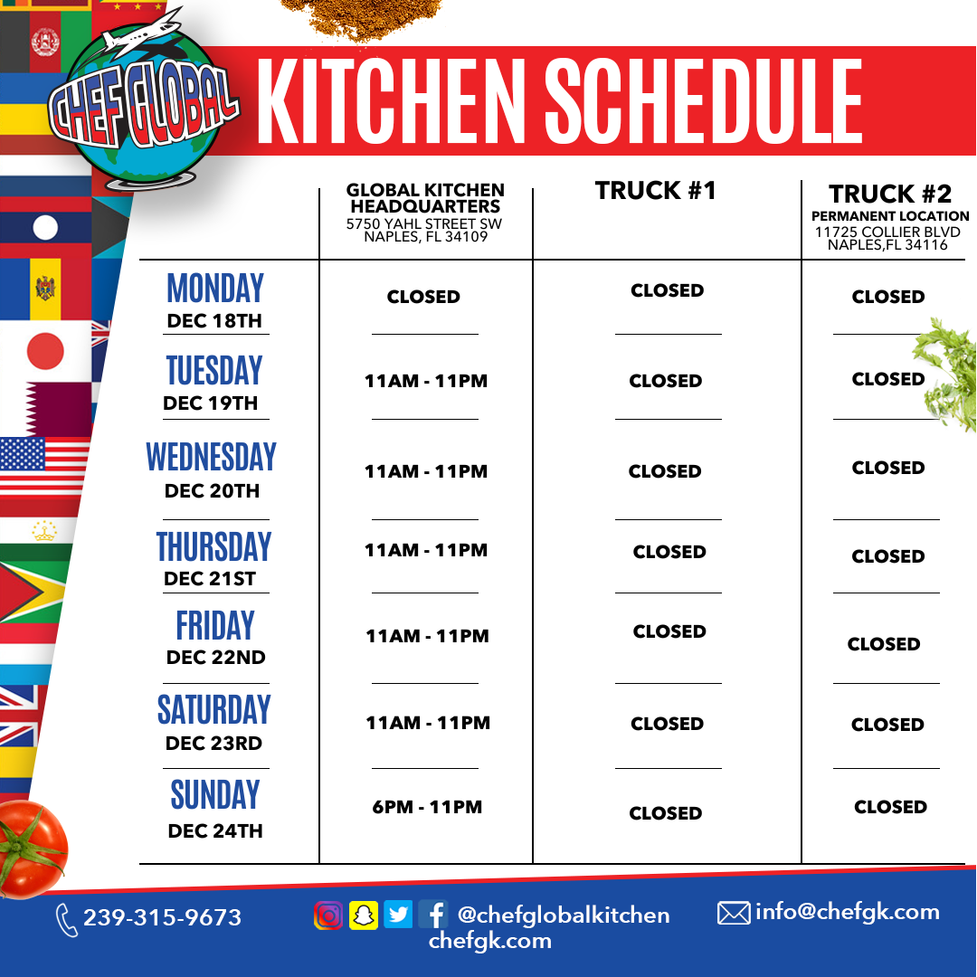 Home - Chef Global Kitchen